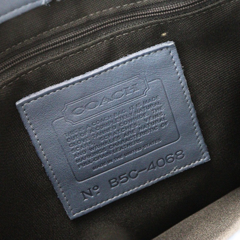 Yahoo!オークション - 美品 USA製 オールドコーチ OLD COACH 4068 レザ...