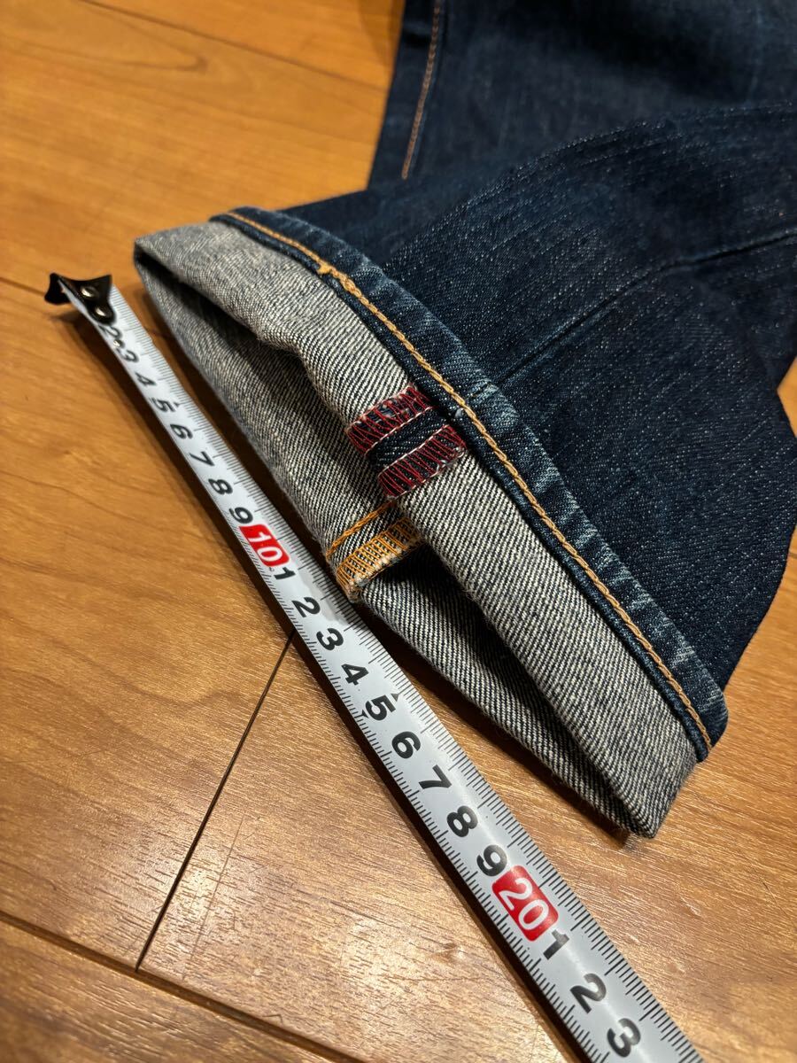 Yahoo!オークション - エヴィス EVISU デニムパンツ No.3 lot.2001 31x...