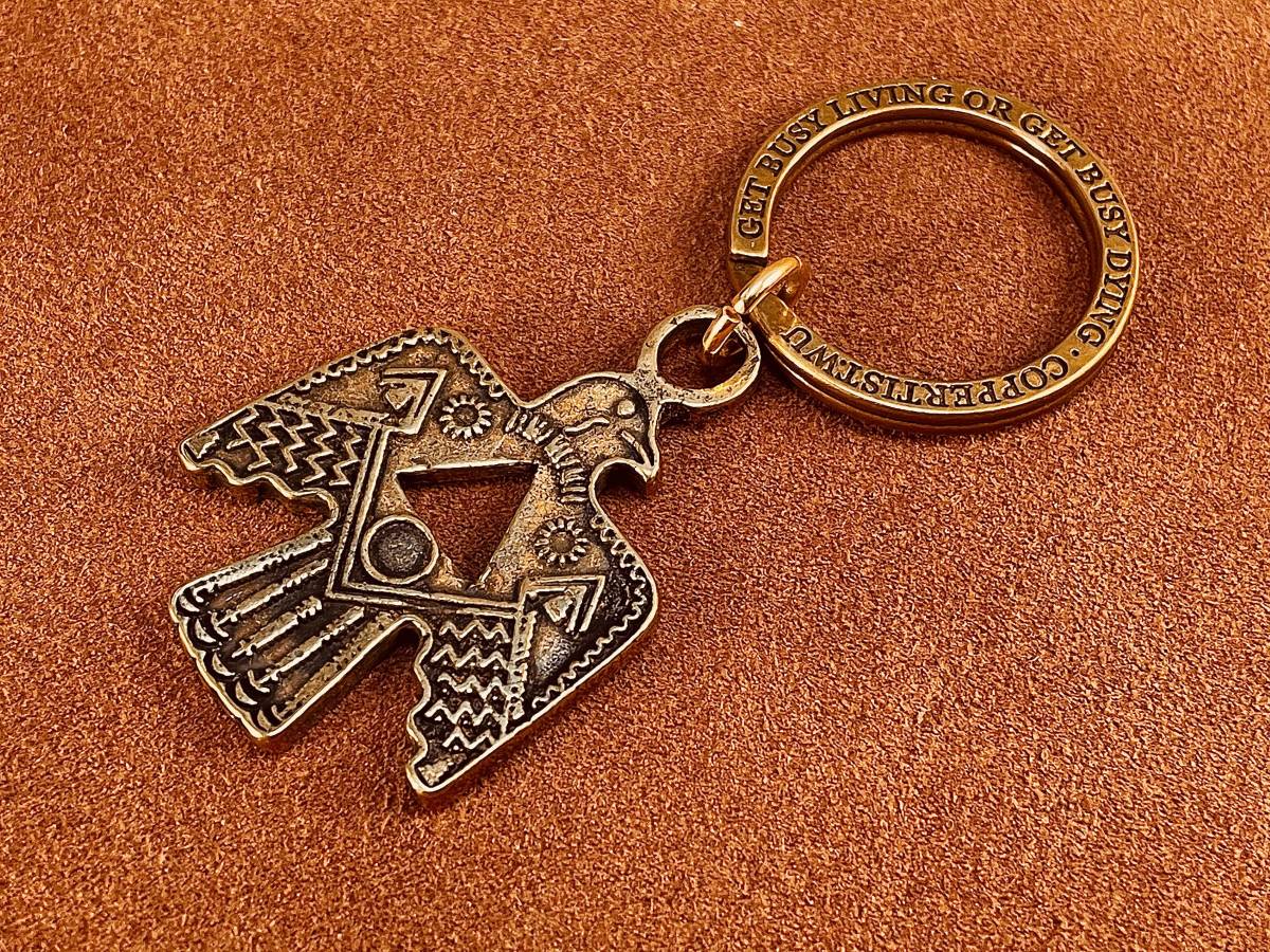 Yahoo!オークション - 真鍮 キーホルダー ビンテージ 縁起物 ヴィンテ...