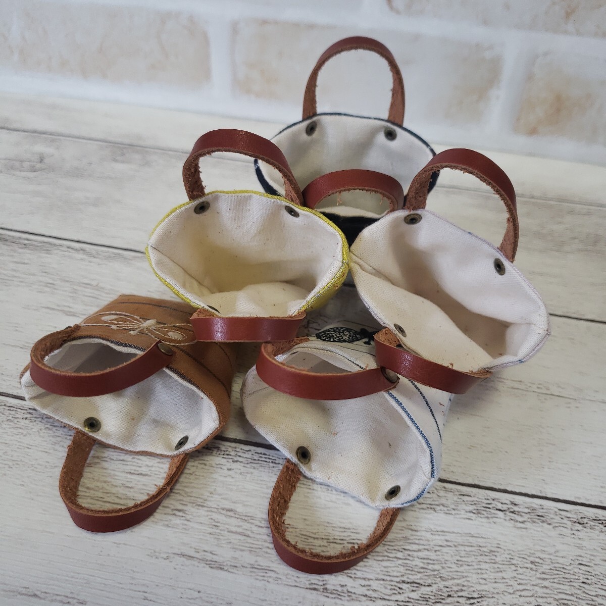 Yahoo!オークション - ハンドメイド ミニバッグmina perhonen 5個×本...