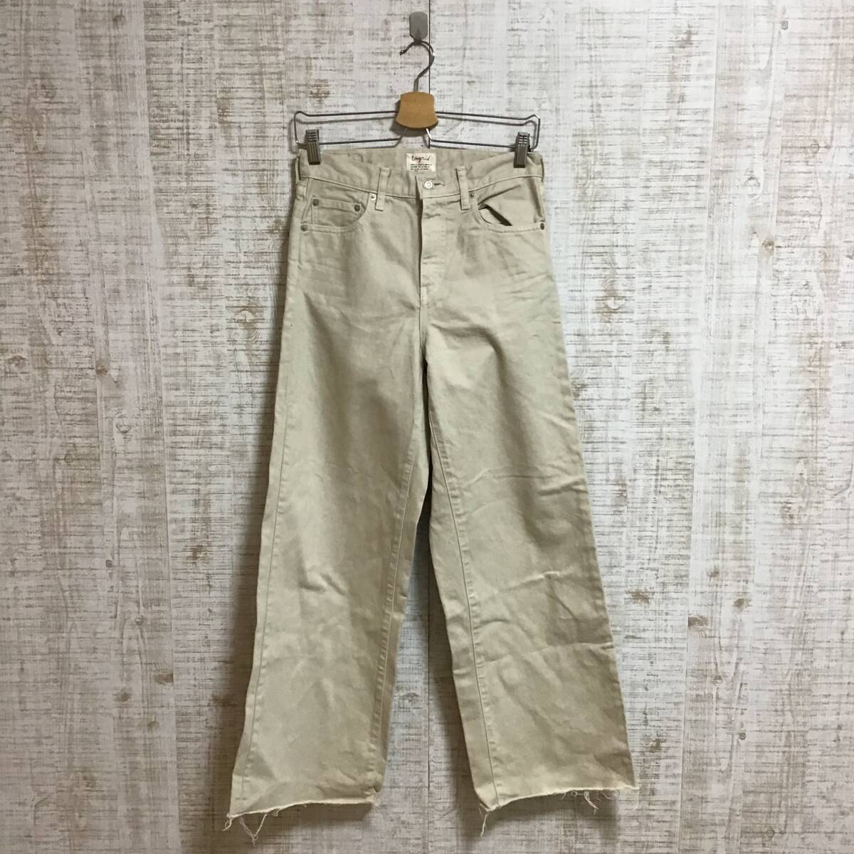 Yahoo!オークション - H12 Ungrid｜アングリッド ワイドパンツ ベージ...