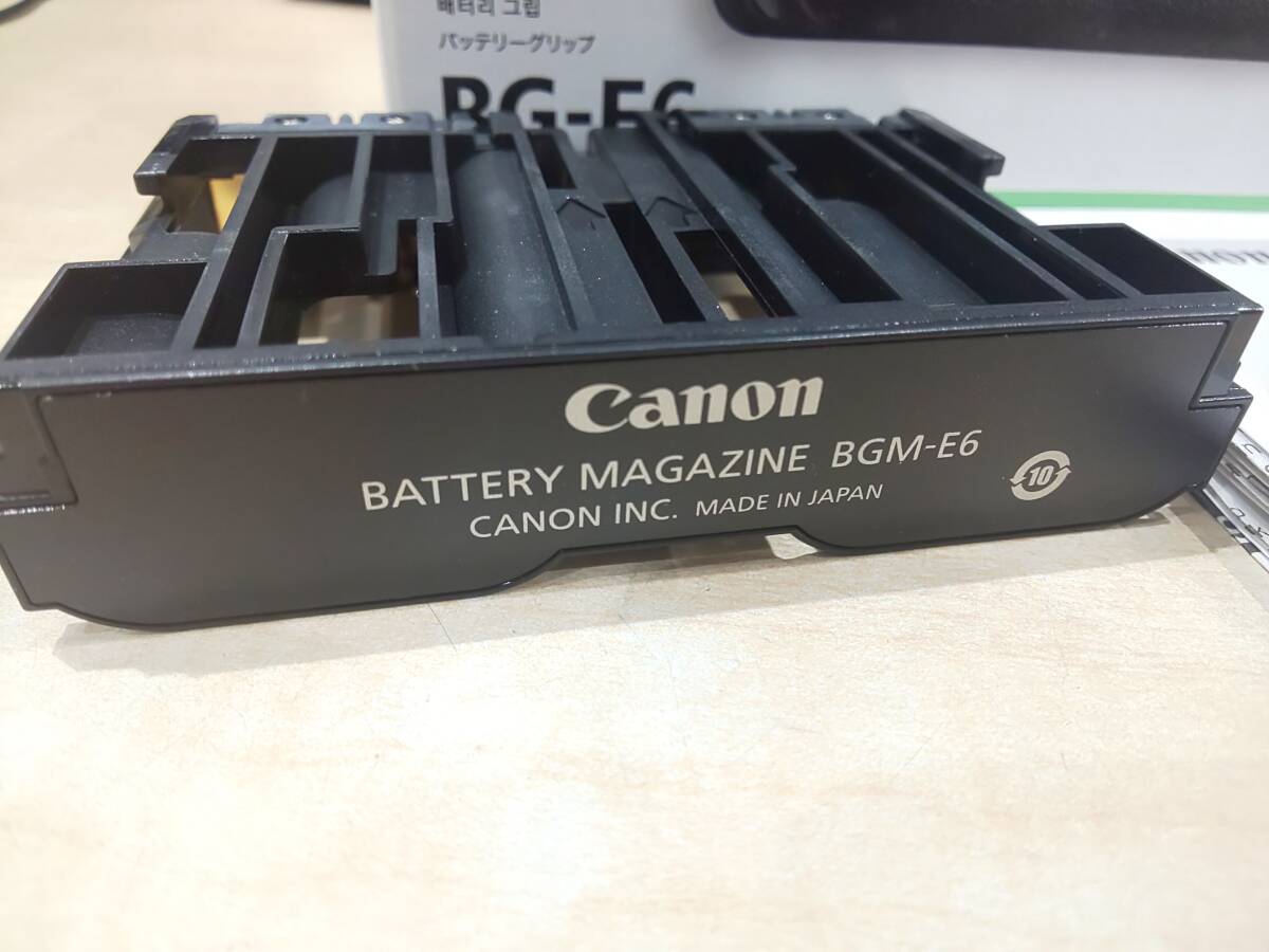Yahoo!オークション - 64885AC Canon キャノン BATTERY GRIP BG-E6