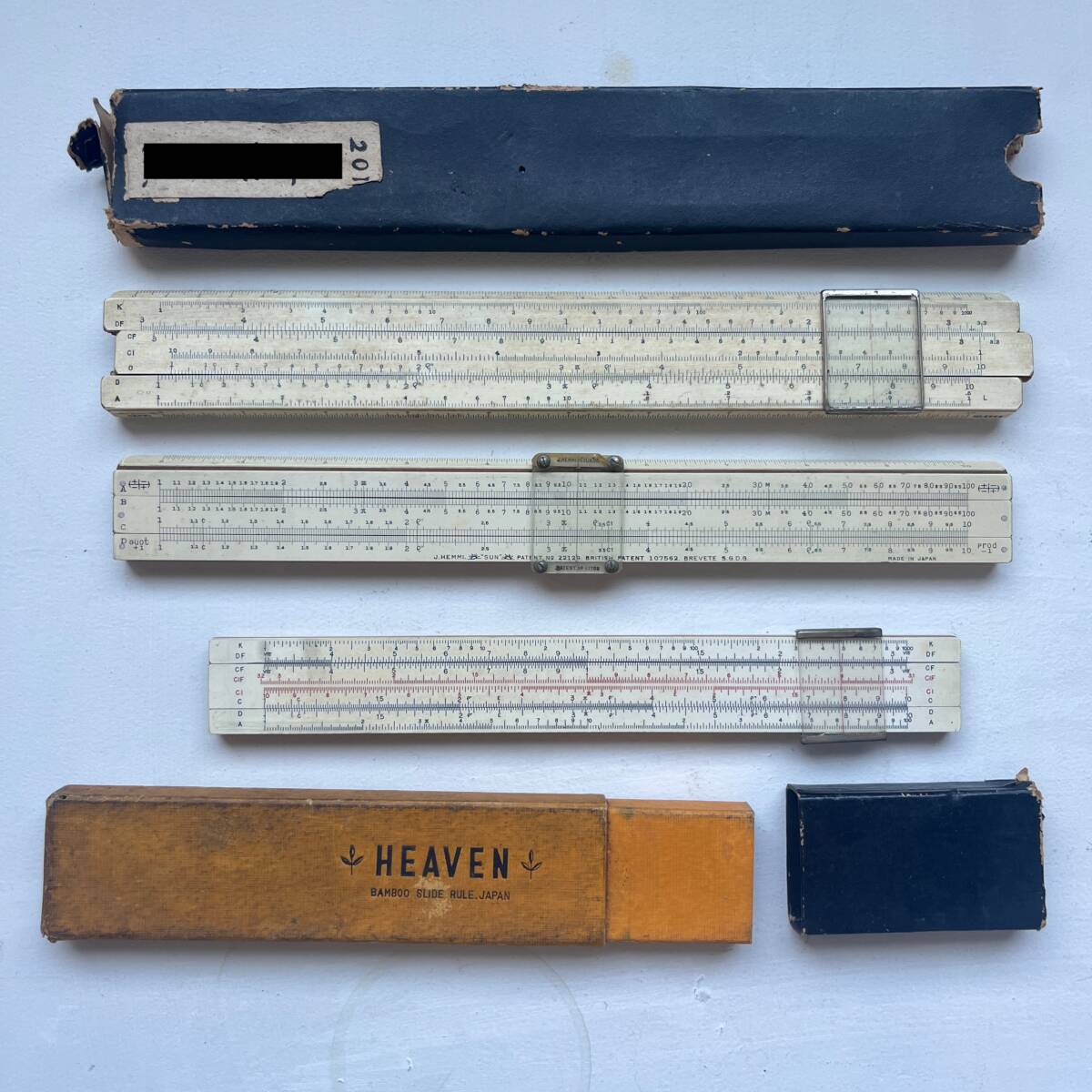 Yahoo!オークション - ST 計算尺 SUN HEMMI2点＋HEAVENまとめて SLIDE ...