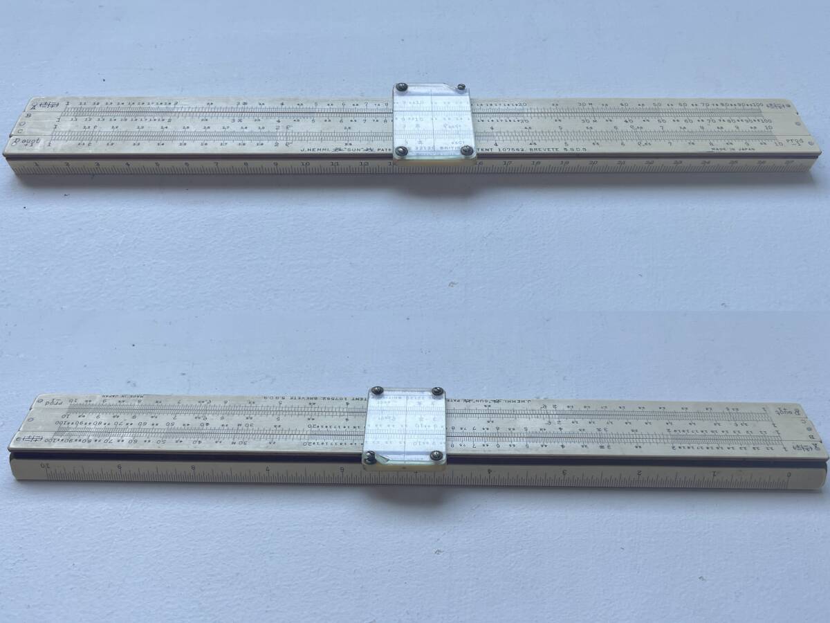 ST 計算尺 SUN HEMMI2点＋HEAVENまとめて SLIDE RULE 竹製 ヘンミ 昭和レトロ アンティーク 箱付き ネーム入り 当時物 時代物(定規)｜売買されたオークション情報 ...
