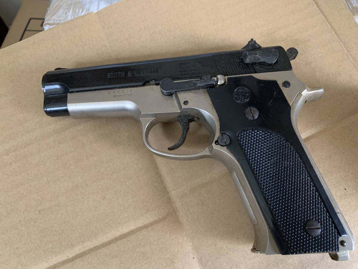 Yahoo!オークション - MGC S&W M59モデルガン JUNK 樹脂製