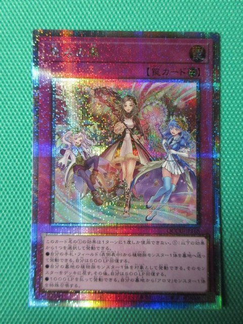 Yahoo!オークション - 『遊戯王』 QCCU-JP168 25thシークレット 恵みの...