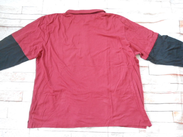 Yahoo!オークション - GA08 7LBサイズ ニッセン NISSEN バイカラーポロ...