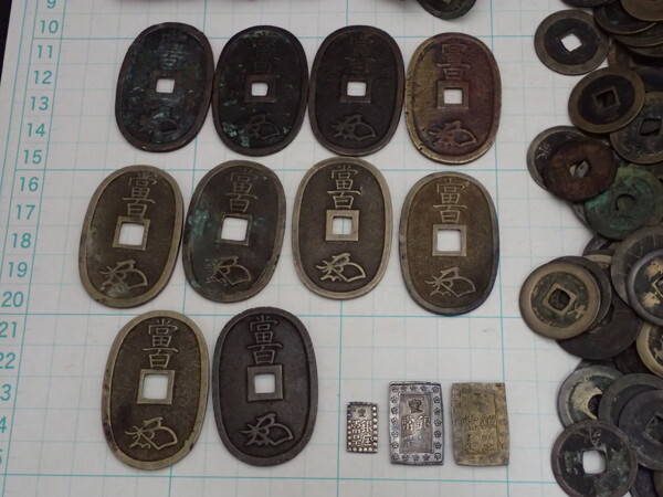 Yahoo!オークション - M8 古銭 まとめて 約3300g 天保通寶/一分銀/一...