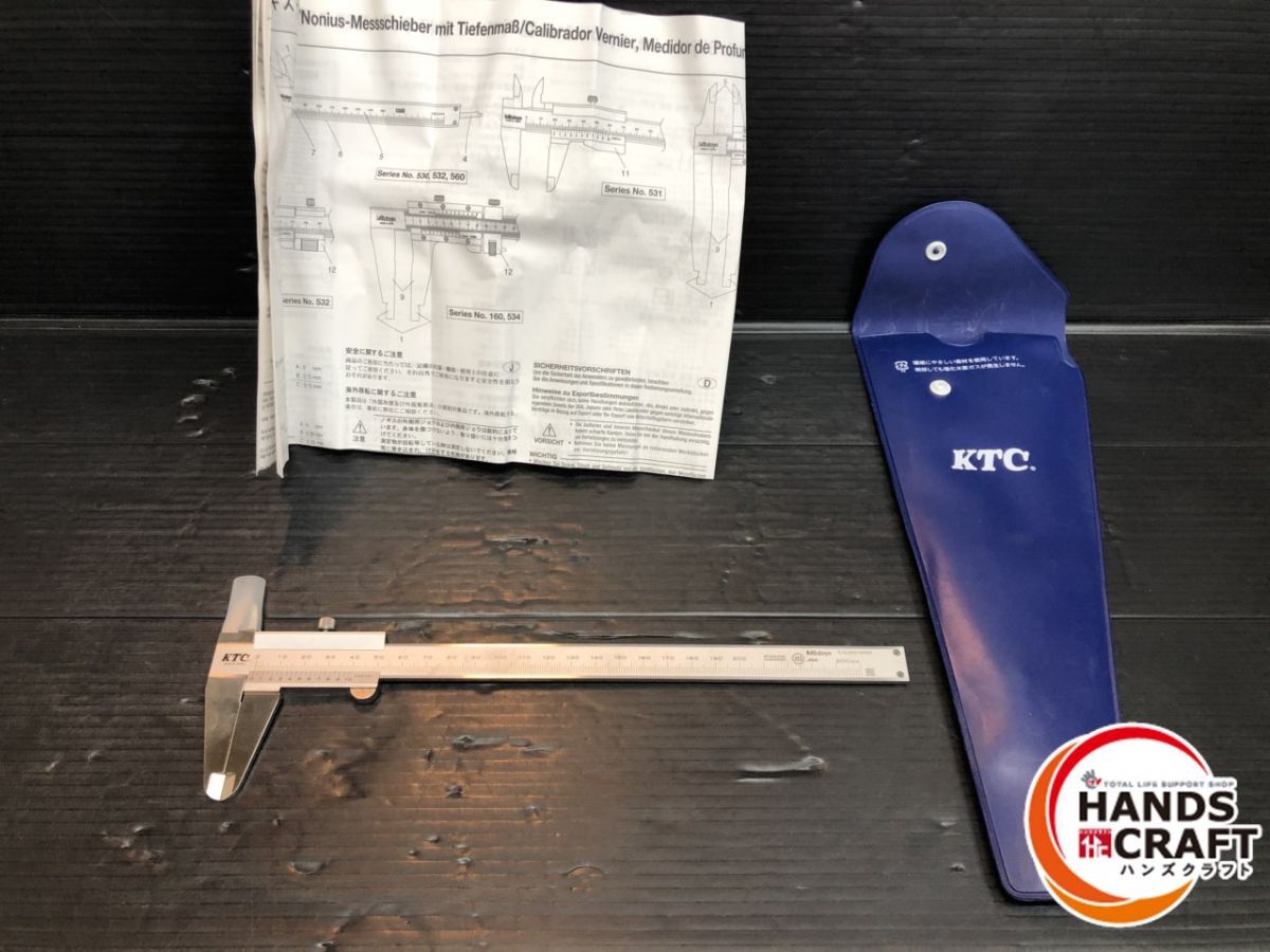 Yahoo!オークション - KTC ノギス GMN-20 200mm 中古美品 長期保管品 ...