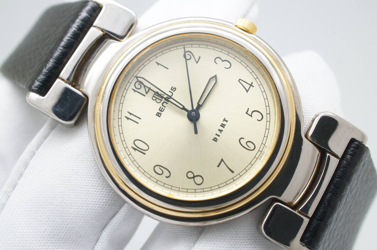 Yahoo!オークション - C15 作動良好 未使用ベルト BENRUS ベンラス DIA...