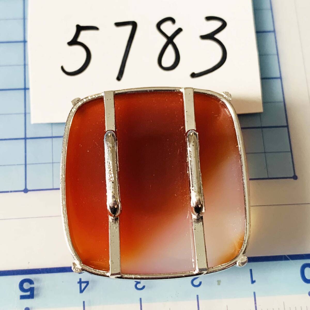 Yahoo!オークション - 美品 天然瑪瑙 シルバー銀製 帯留め No.5783