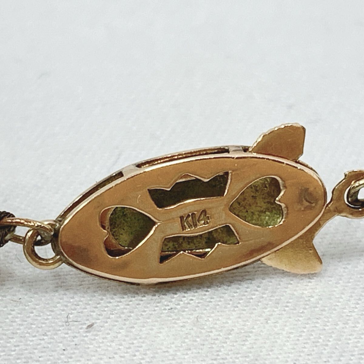 Yahoo!オークション - 本真珠 真珠 パール ネックレス K14刻印 アクセ...