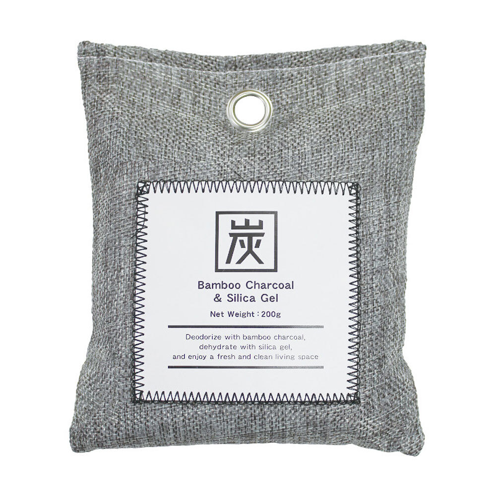 Yahoo!オークション - まとめ得 竹炭 除湿消臭バッグ 約200g x [4個]