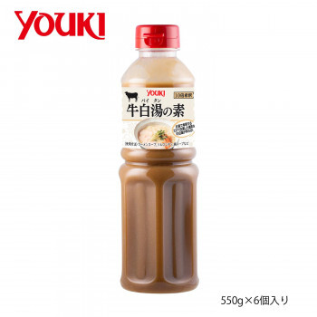 Yahoo!オークション - YOUKI ユウキ食品 牛白湯の素 550g×6個入り 210...