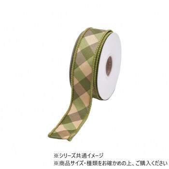 Yahoo!オークション - ワイヤーリボン ARGYLE PRAD RIBBON GGL 3.8cm 9...