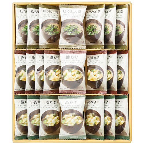 Yahoo!オークション - 美味心フリーズドライ味噌汁ギフト TK-BE 4219-0...