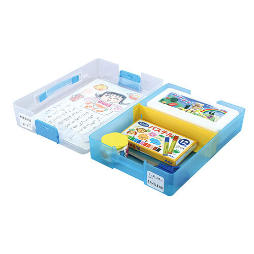 Yahoo!オークション - 【5個セット】ARTEC A4おどうぐばこクリアブルー...