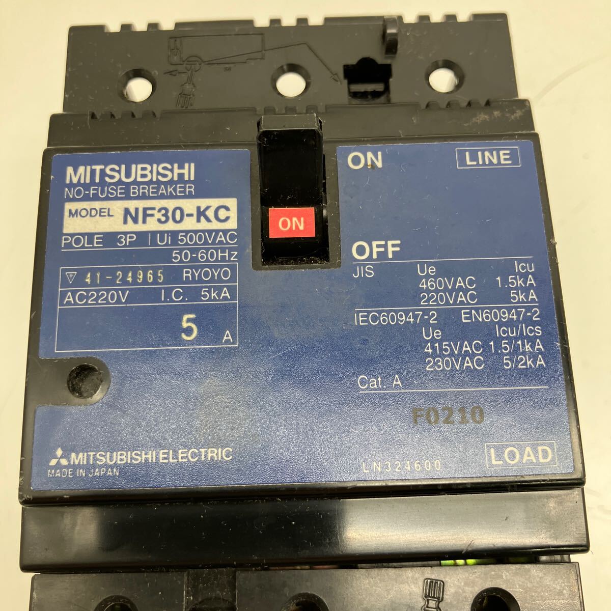 Yahoo!オークション - 三菱電機 MITSUBISHI ノーヒューズブレーカー NF...