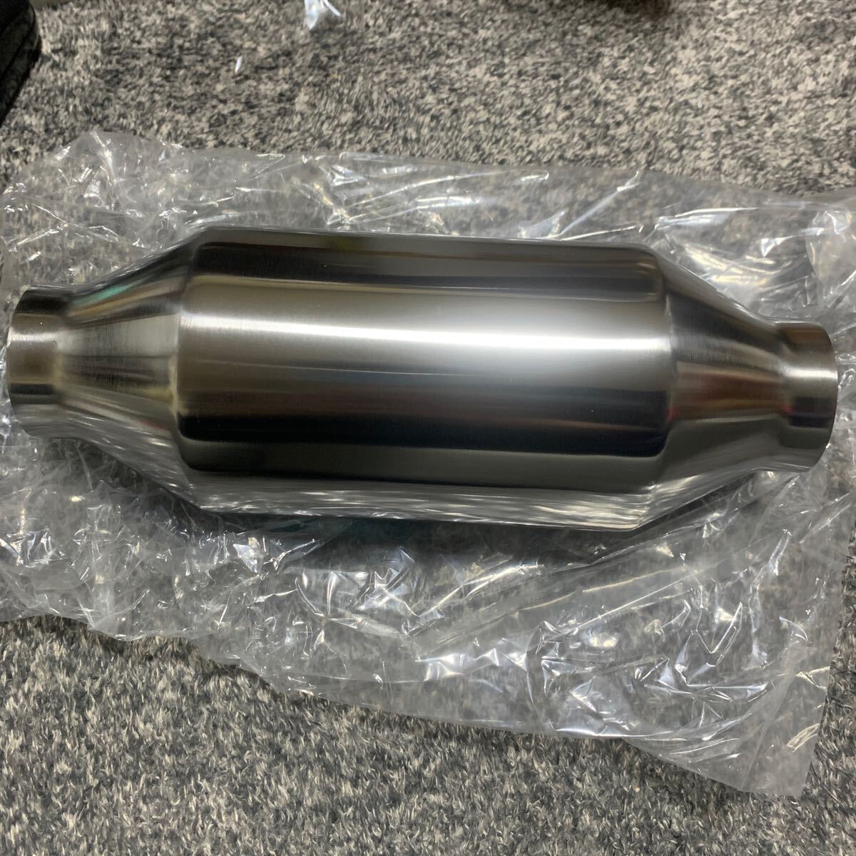 【樂淘letao】日本代購代標第一品牌－新品未使用 汎用 メタルキャタライザー ポリッシュ 50.8mm 50mm差し込み 触媒 カット済み マフラー マフラー製作 ワンオフ