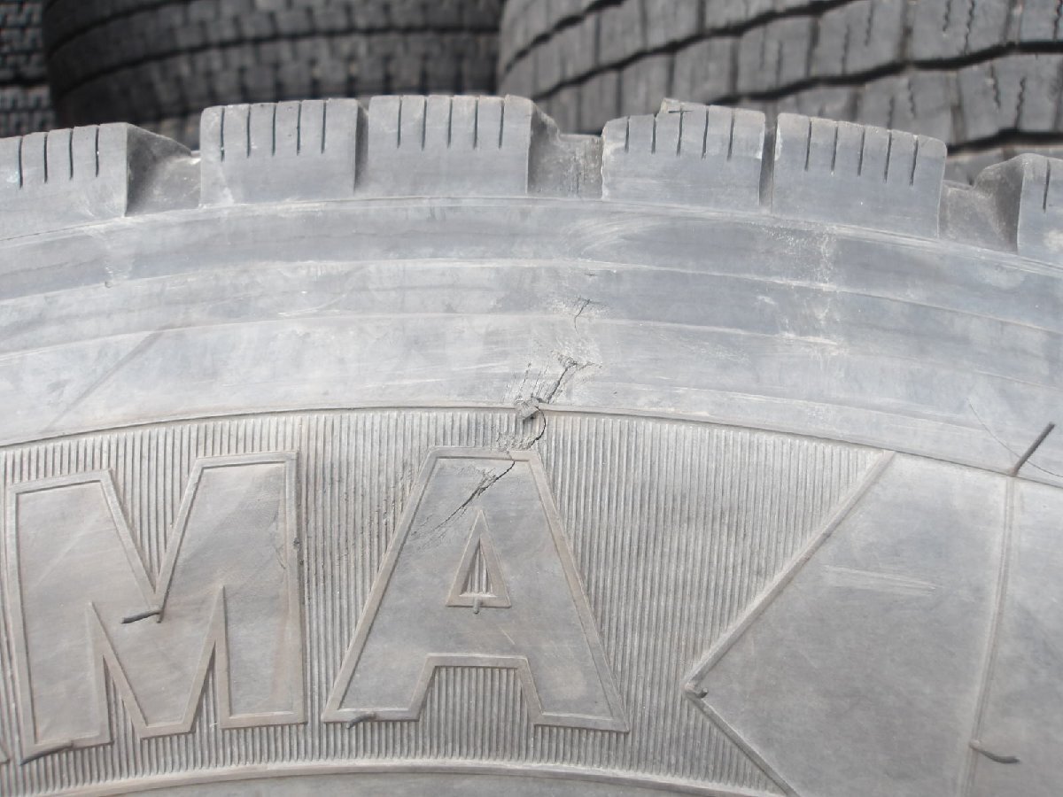 Yahoo!オークション - O301-5 送料無料 225/80R17.5 冬4本セット スタ...