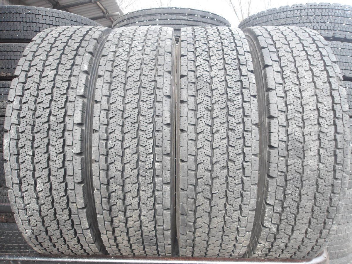 Yahoo!オークション - O301-5 送料無料 225/80R17.5 冬4本セット スタ...