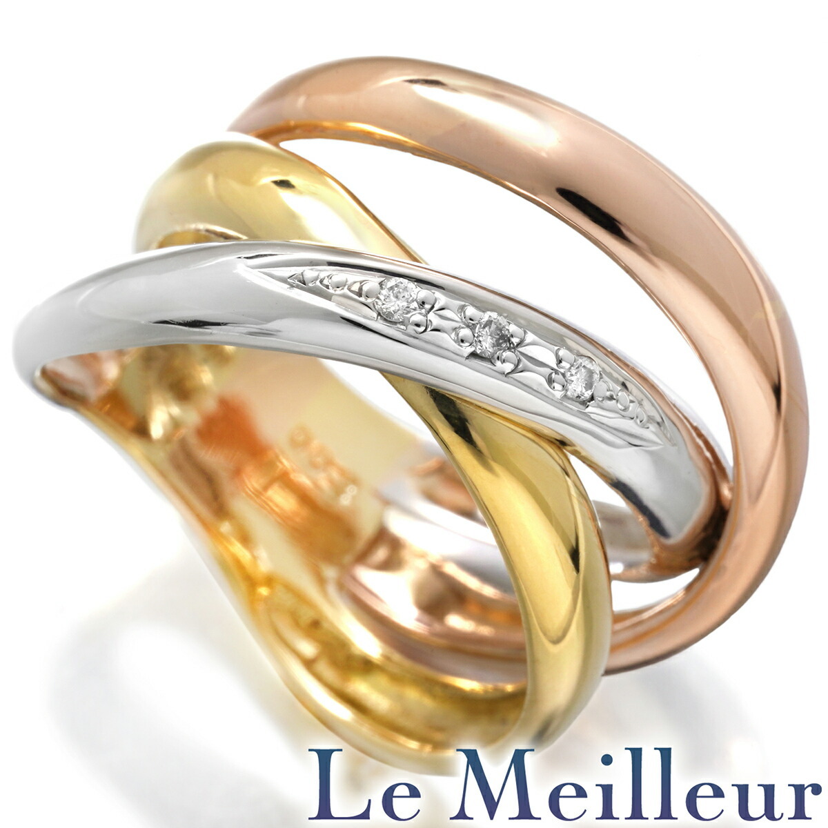 Yahoo!オークション - コンビネーションリング 指輪 ダイヤモンド Pt90...