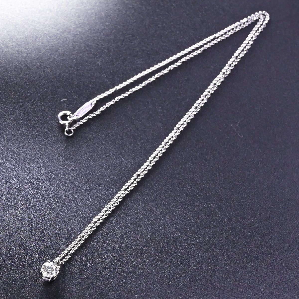 Yahoo!オークション - 本物 極上品 ティファニー 0.4ctアップ ソリティ...