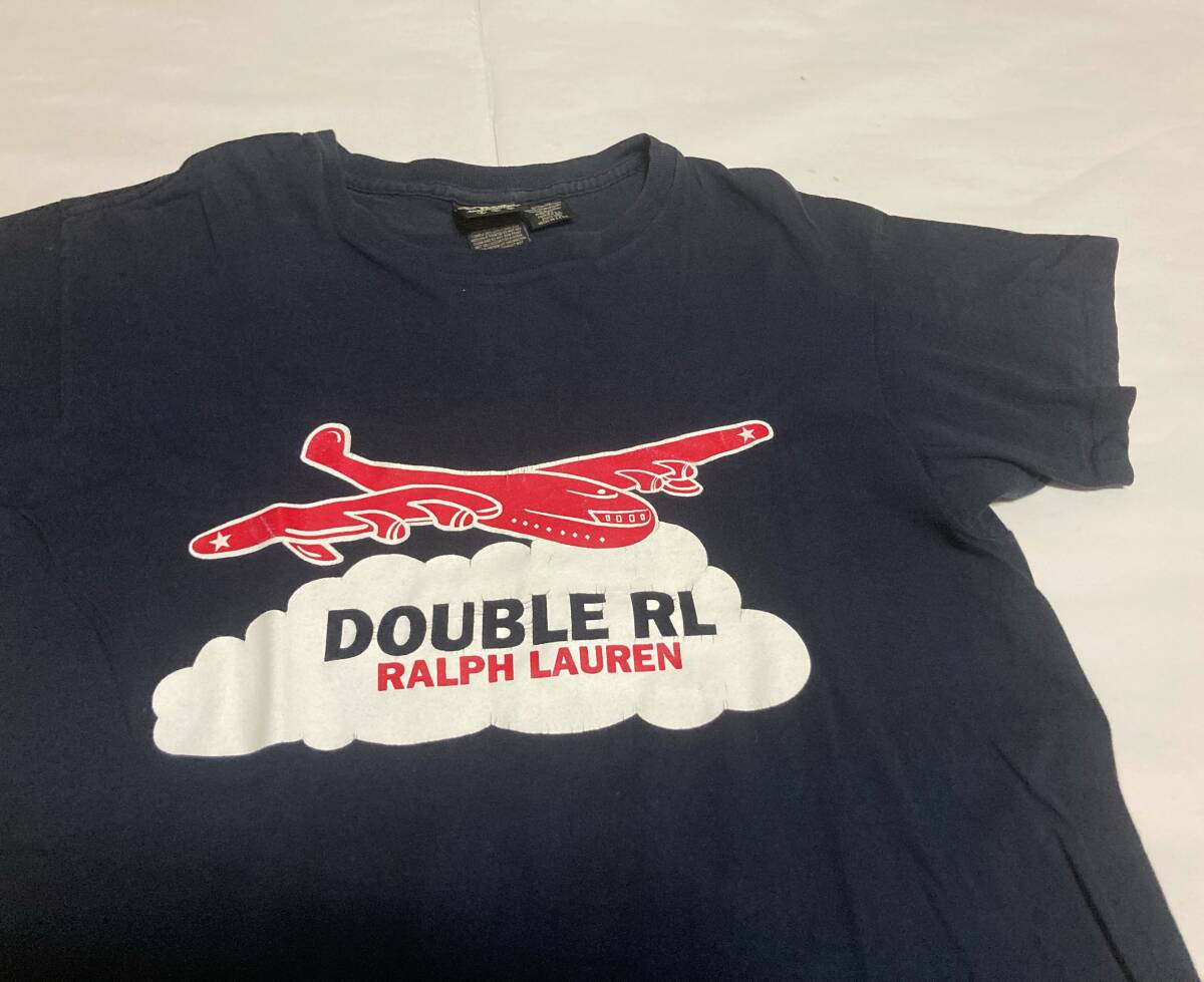Yahoo!オークション - 最初期 90s.RRL Tシャツ Sサイズ 飛行機 ネイビ...