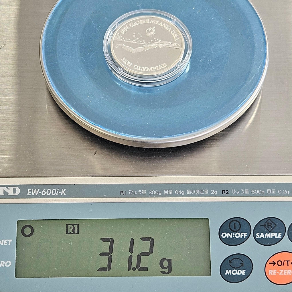 Yahoo!オークション - #4437 ルーマニア 100レイ銀貨 1996 アトランタ...