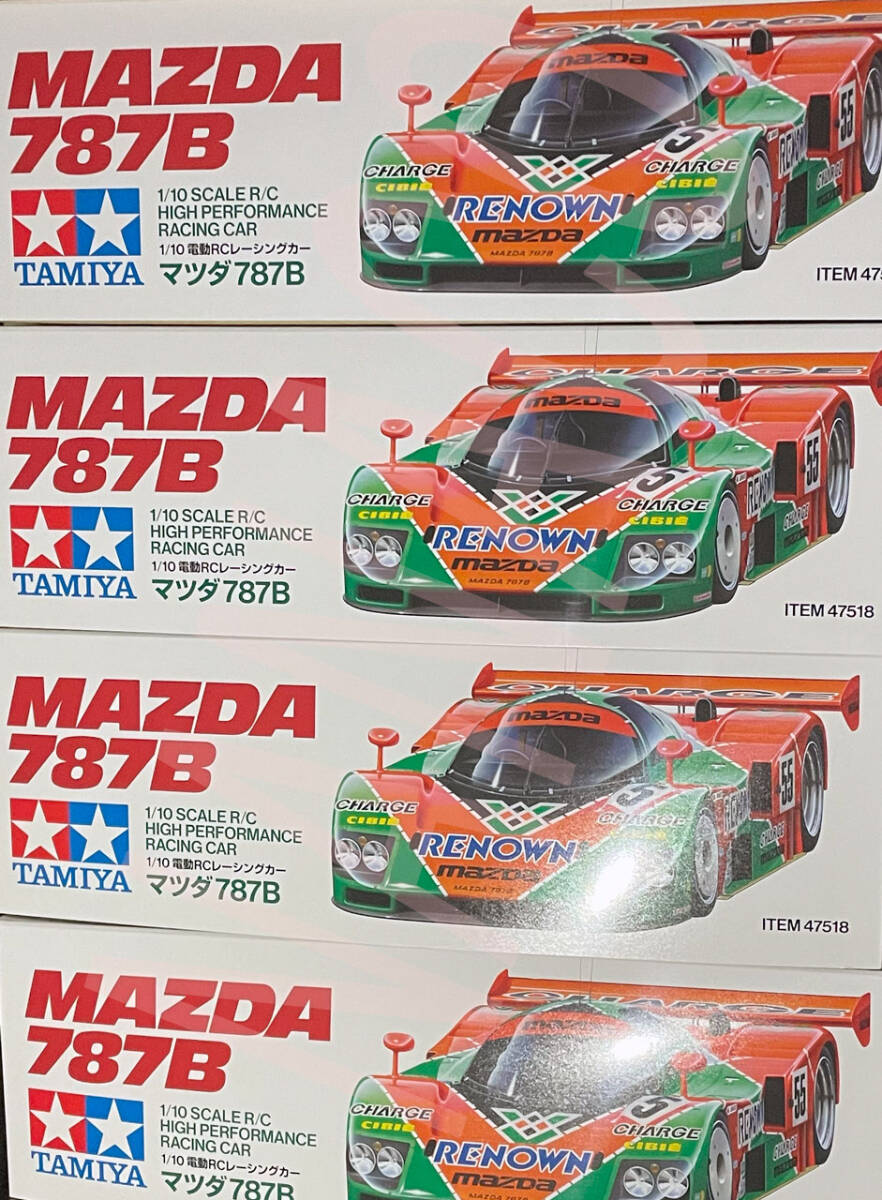 Yahoo!オークション - タミヤ マツダ787B 4台セット Tamiya 47518 1/10...
