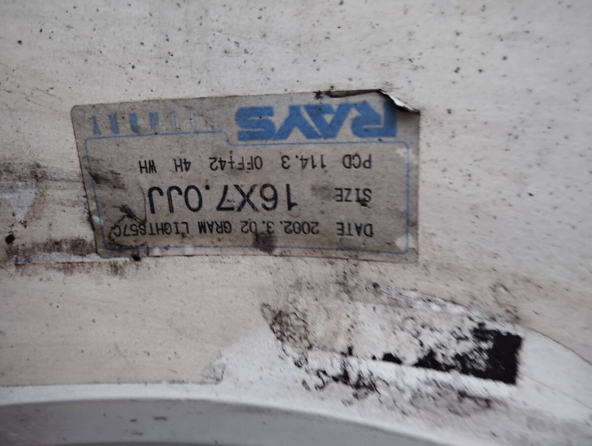 Yahoo!オークション - グラムライツ57C 16インチ 4穴 114.3 コルトラリ...