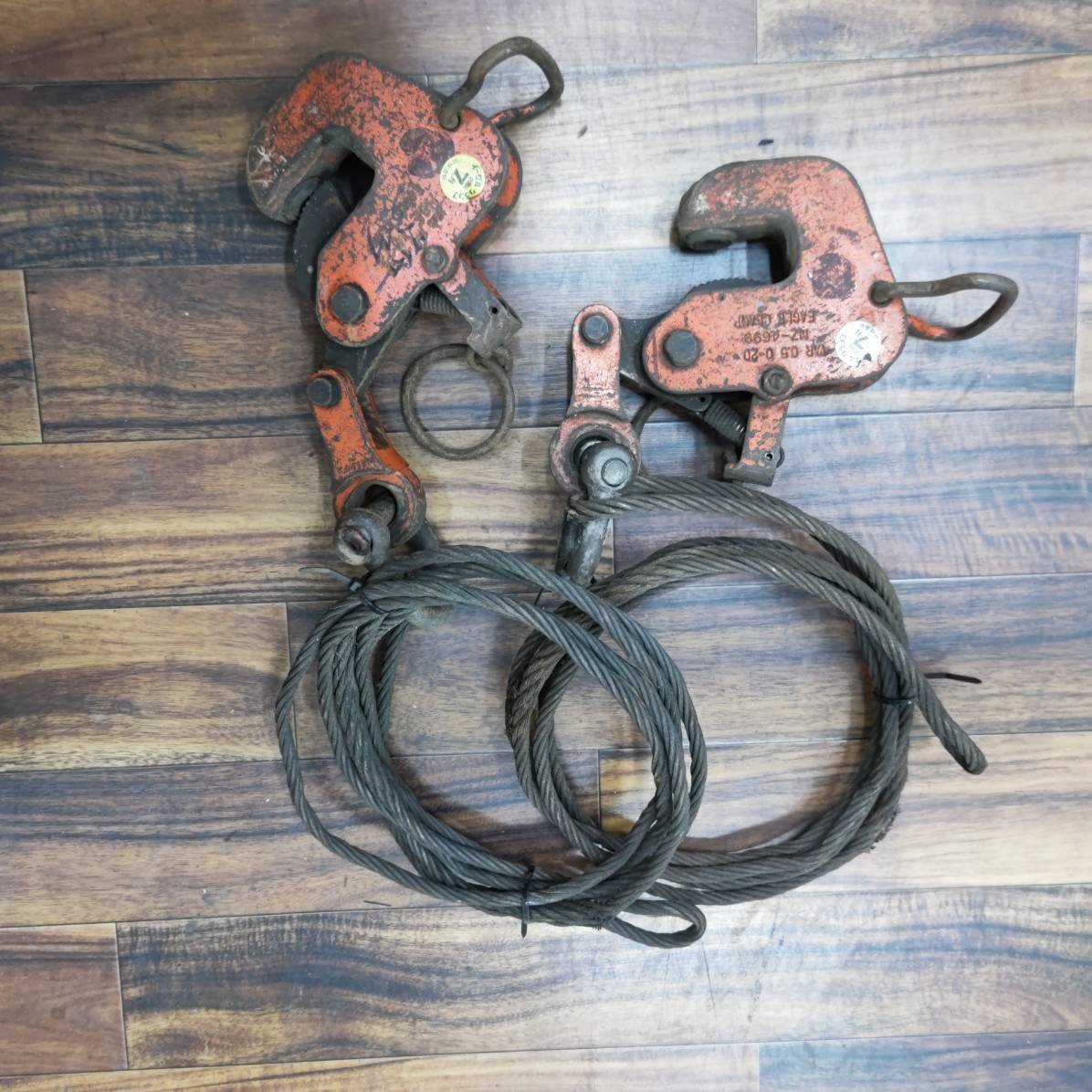 h61999 イーグル クランプ 2点セット N2-4699 NGE-1022 NZ-4699 1/2TON 500kg 0.5t(バイス、クランプ)｜売買されたオークション情報、yahooの ...