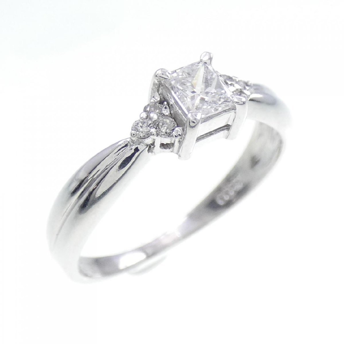 Yahoo!オークション - PT ダイヤモンド リング 0.28CT