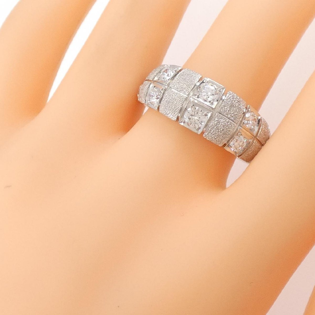 Yahoo!オークション - PT ダイヤモンド リング 1.0CT