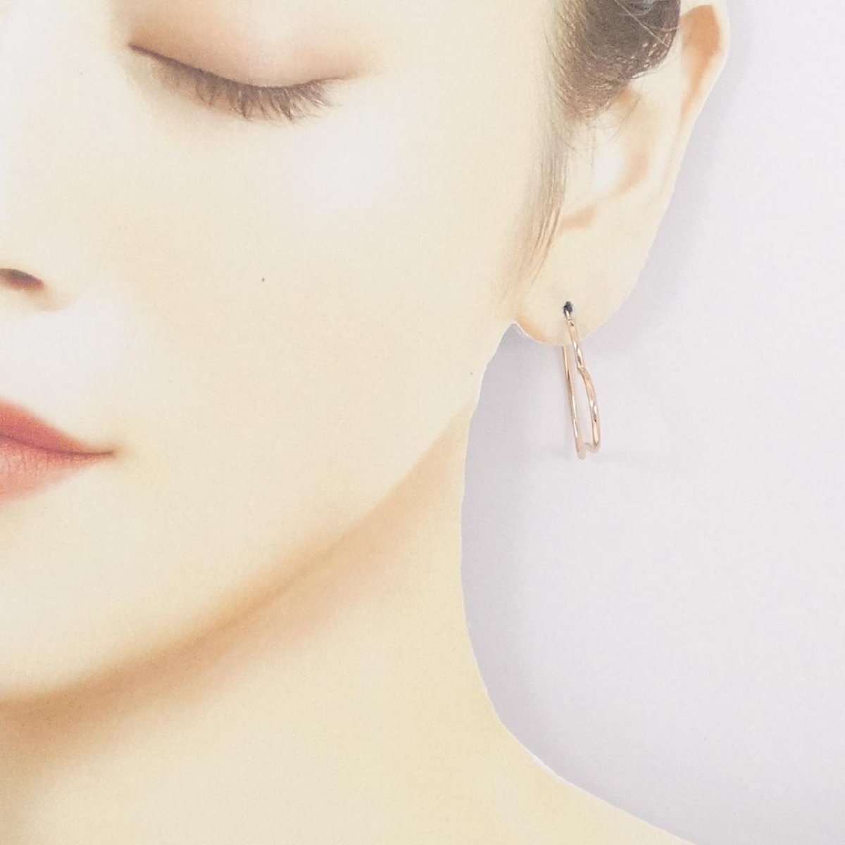 Yahoo!オークション - K18PG ハート ピアス