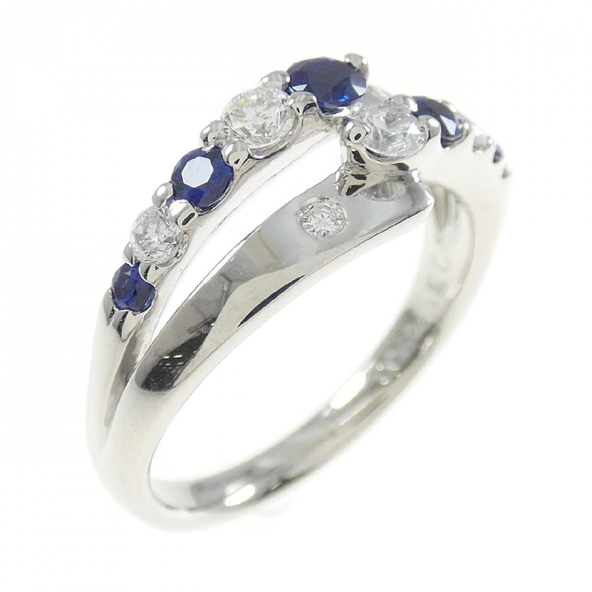 Yahoo!オークション - PT サファイヤ リング 0.31CT