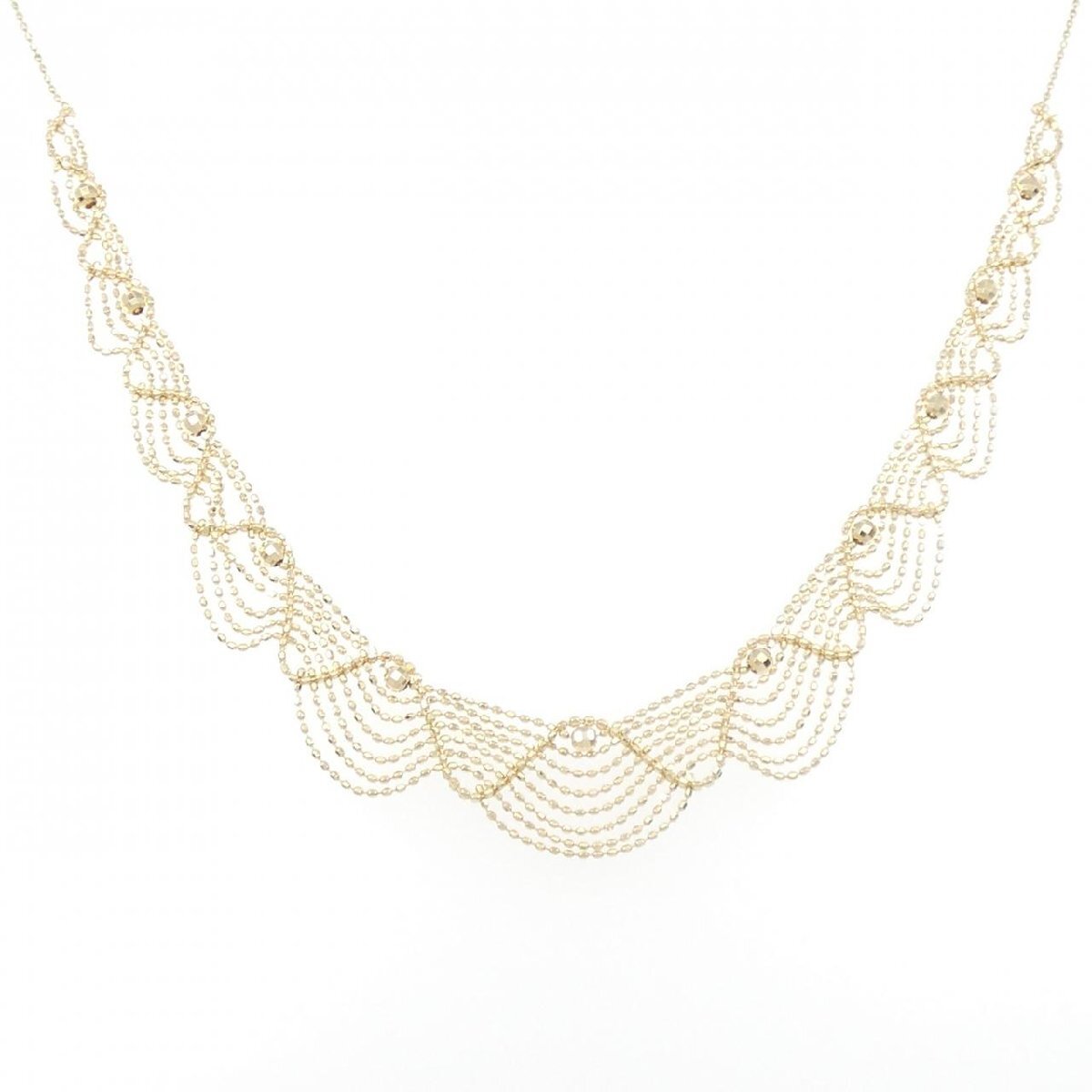 Yahoo!オークション - K18YG/750YG ネックレス