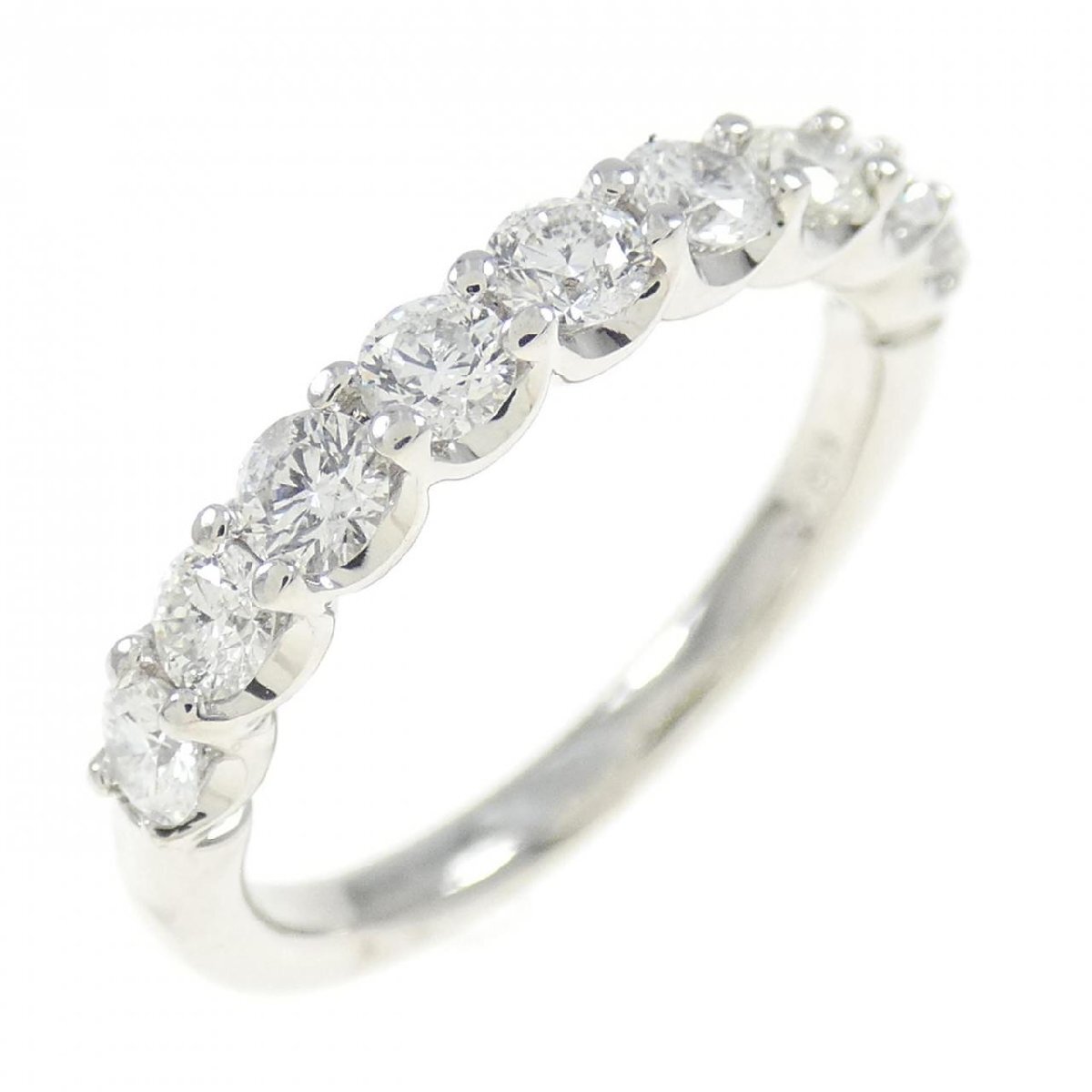 Yahoo!オークション - K18WG ダイヤモンド リング 0.70CT