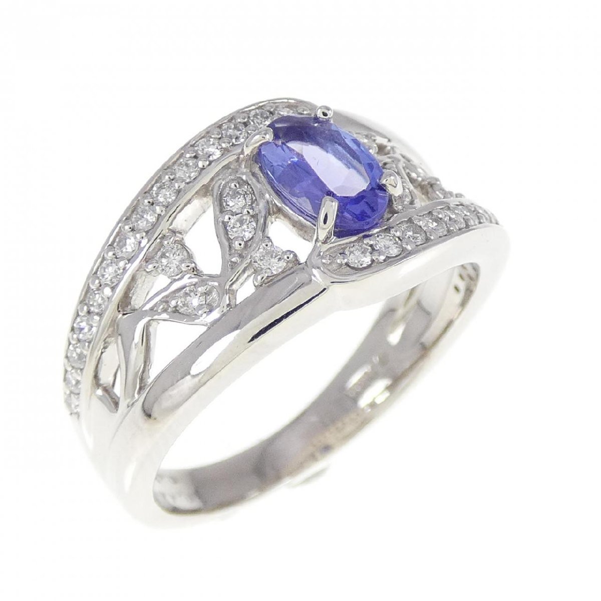 Yahoo!オークション - PT タンザナイト リング 0.44CT