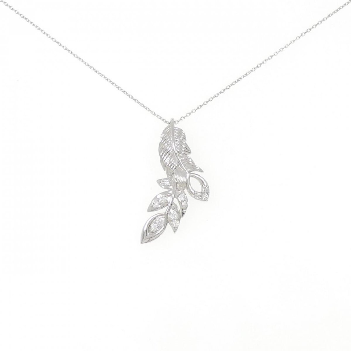 Yahoo!オークション - PT ダイヤモンド ネックレス 0.23CT