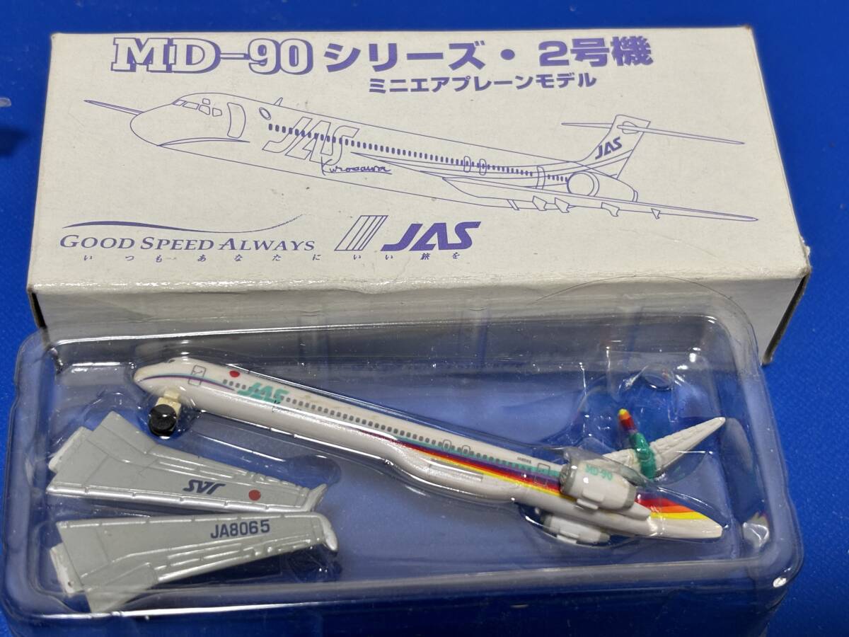 Yahoo!オークション - d3567 新品 JAL JAS ミニエアプレーンモデル2点...