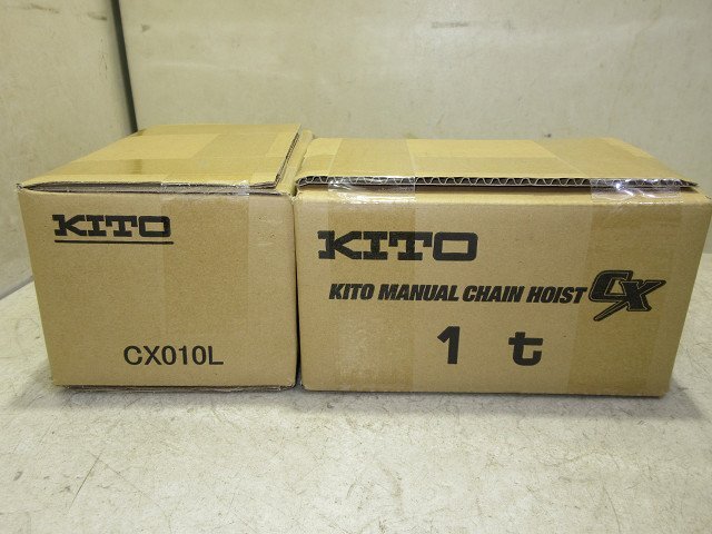 Yahoo!オークション - 8951 未使用 KITO キトー チェーンブロック CX0...