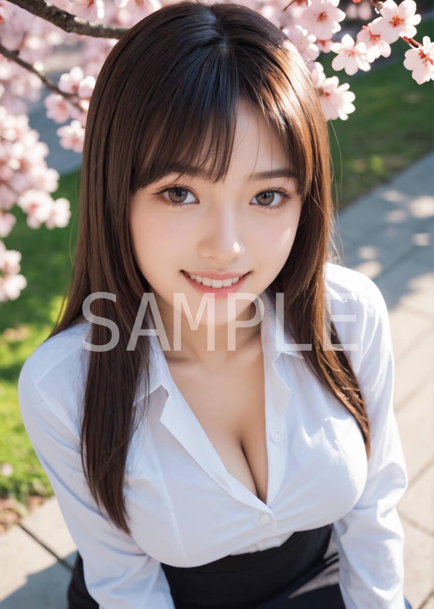 Yahoo!オークション - 【一点物・高画質A4ポスター】AI美女 写真 アー...