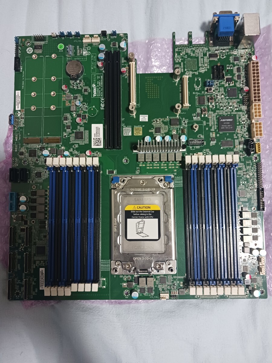 Yahoo!オークション - S8026GM2NRE tyan epyc ワークステーションマザ...