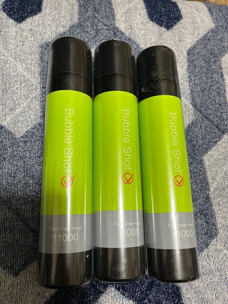 Yahoo!オークション - バブルショット タイトクリアフォーム130g 3本セ...