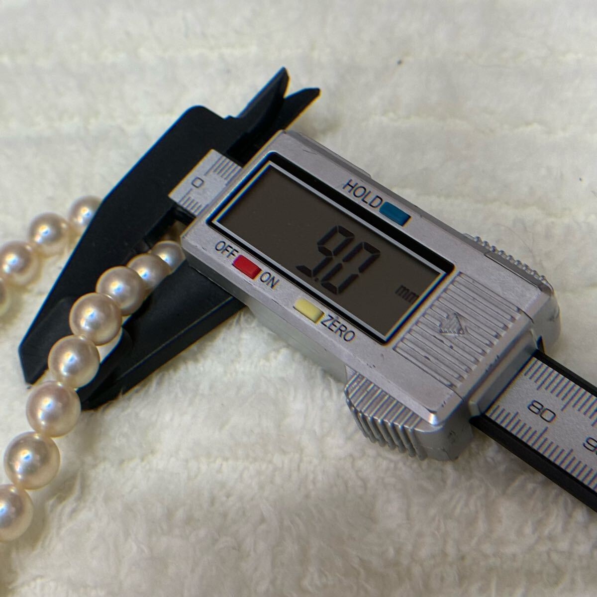 Yahoo!オークション - 大珠 アコヤ真珠 極美品 ネックレス 8.5〜9mm 45...