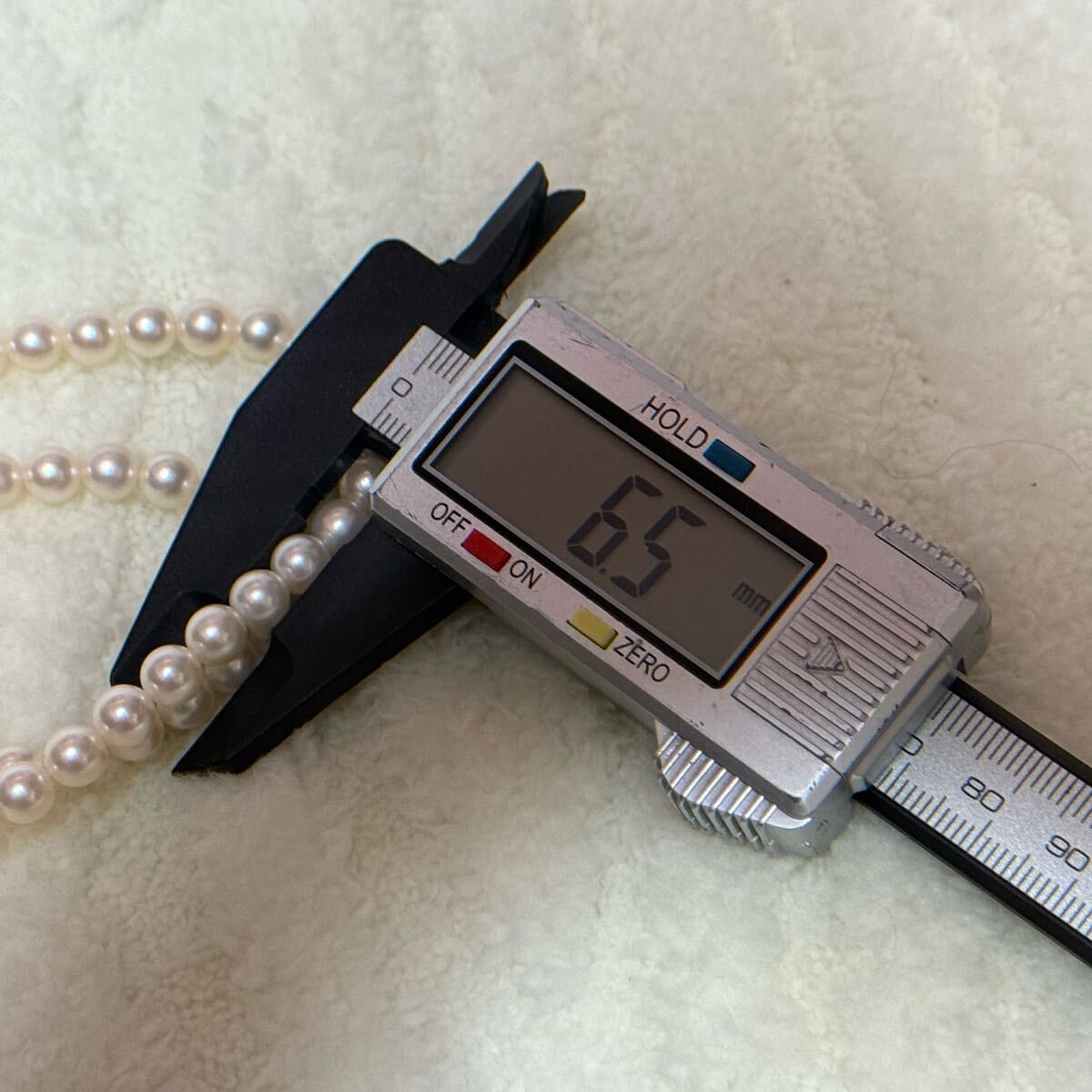 Yahoo!オークション - アコヤ真珠 2連 極美品 ネックレス 6〜6.5mm 42c...