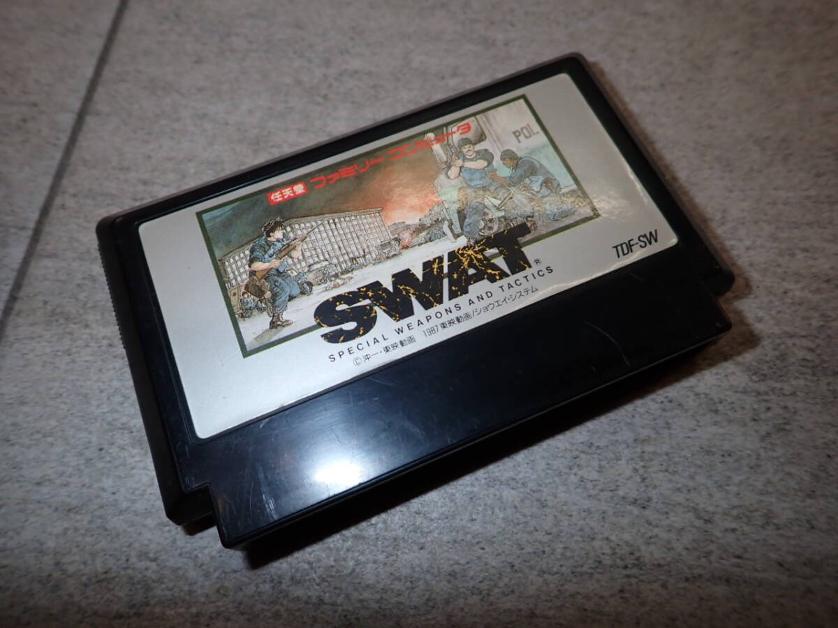 Yahoo!オークション - 8本まで同梱可 ファミコン FC SWAT 動作確認画面...