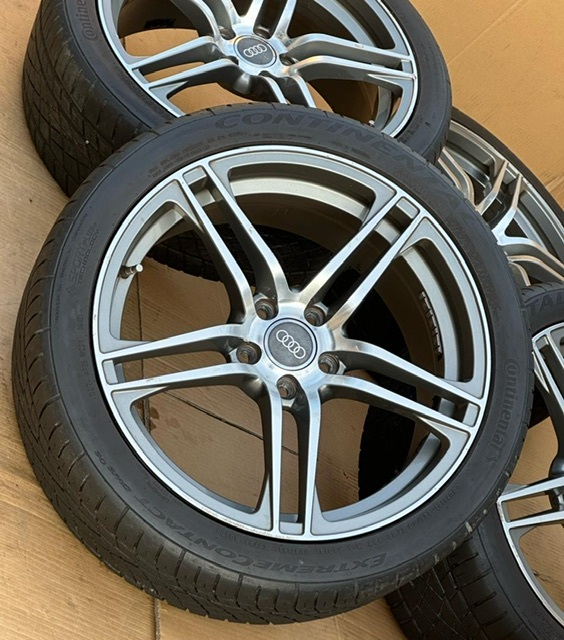 Yahoo!オークション - ホイール付タイヤ4本セット AUDI A4 A5 A6 Q3 Q...