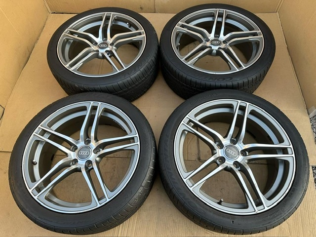 Yahoo!オークション - ホイール付タイヤ4本セット AUDI A4 A5 A6 Q3 Q...